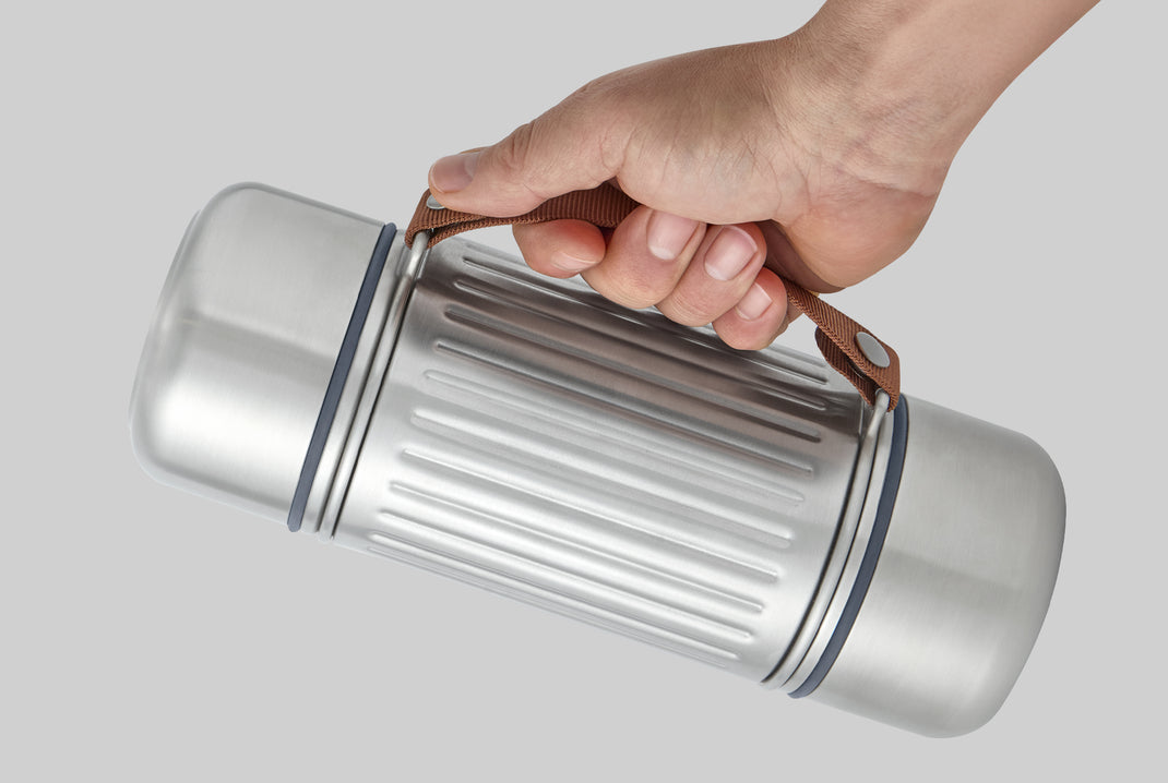 Black+Blum Explorer Flask Duo | 34 oz Flask with 2 Cups, 24hrs Hot ...