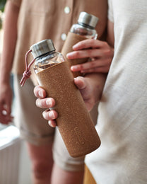 Black+Blum | Glass Water Bottle | Black and Blum | Reusable, 100% Leak ...